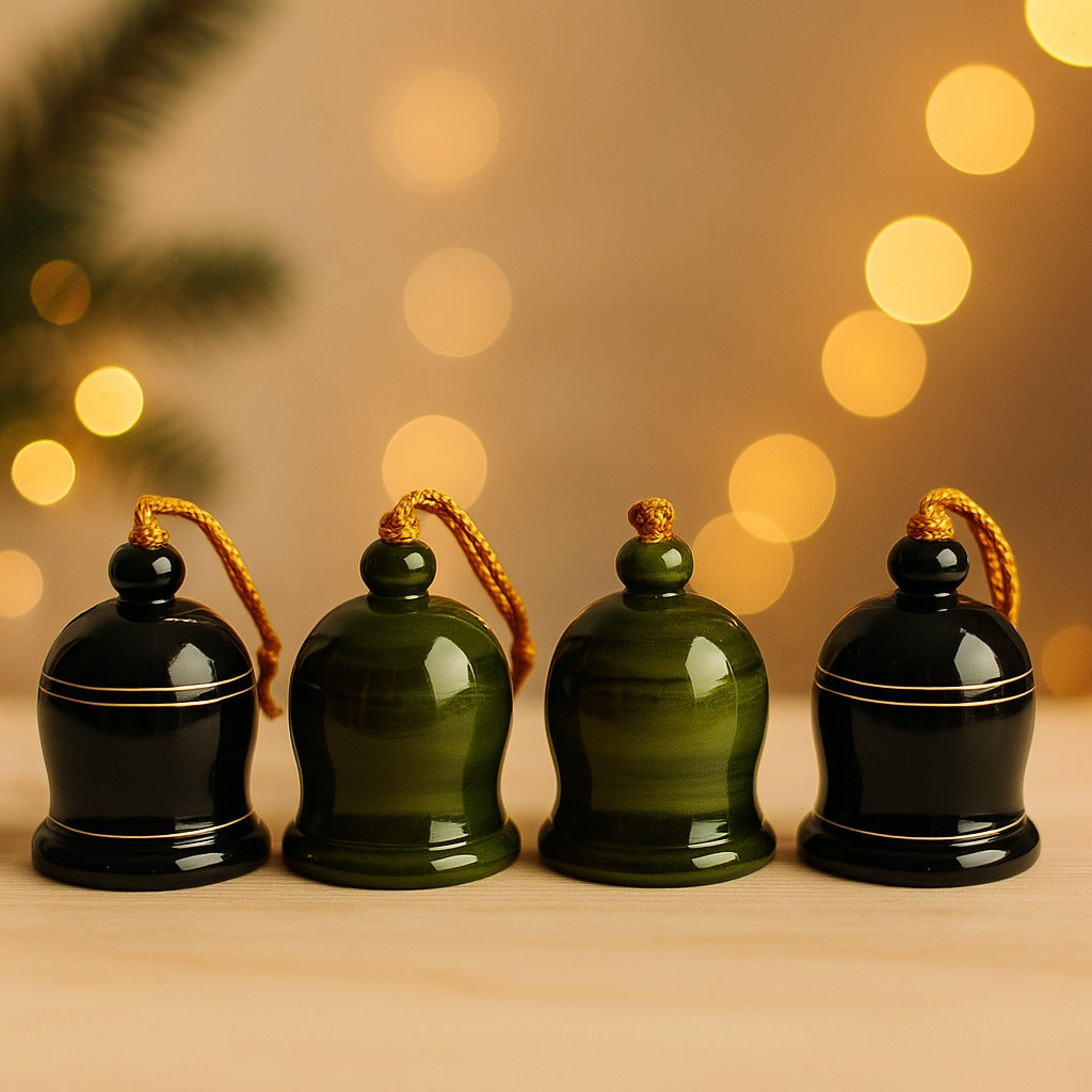 Wooden Bells Pair | Sankranti Gifting Décor | Set of 2 – WeToyToy